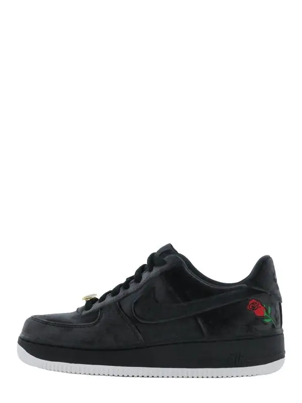 Nike Force 1 '07 Qs Sneakers - Black-white/red