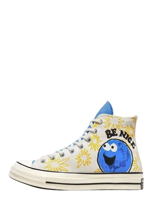 CONVERSE Chuck 70 High Top 'sunny Floral Be Nice - White/yellow/blue
