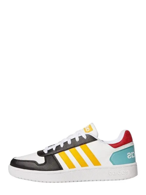 Adidas Hoops 2.0 Sneakers - White/black/yellow