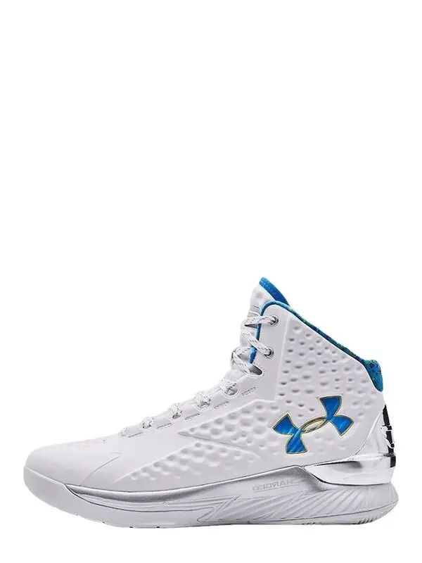 Under Armour Curry 1 'splash Party' Basketball Sneakers - White/blue