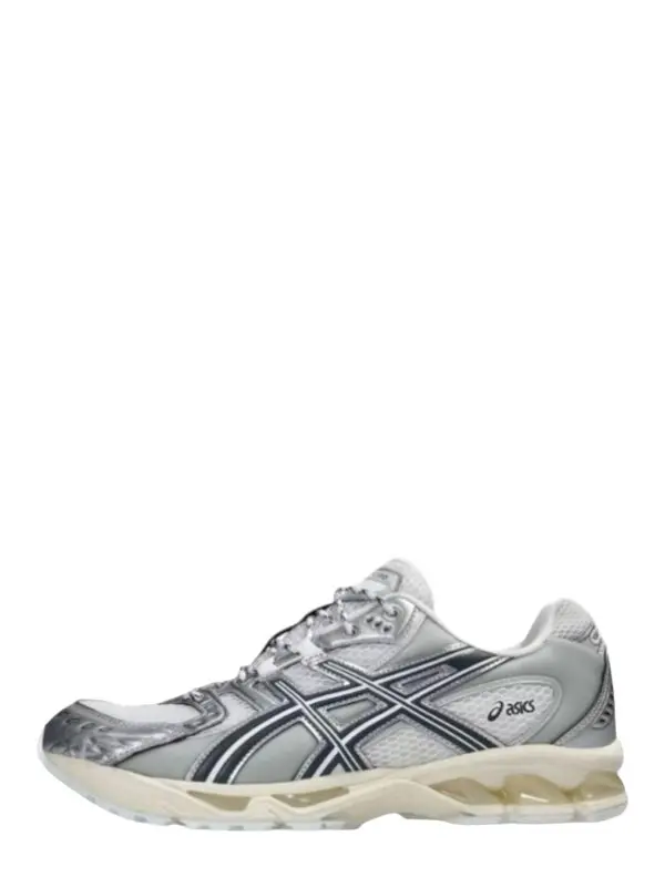 Asics Gel-nimbus .1 'silver Metallic' Athletic Sneakers - White/metallic Silver