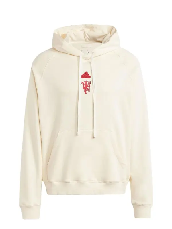 Adidas Manchester United Hoodie - White/red