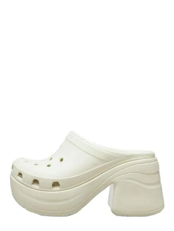 CROCS Siren Clog High Heel - Bone