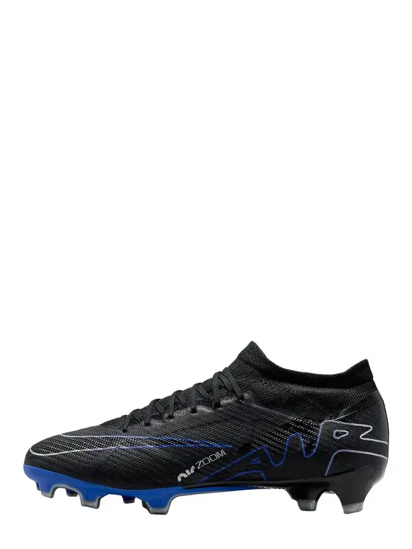 Nike Zoom Mercurial Vapor 15 Pro Fg 'shadow Pack' Athletic Sneakers - Black/hyper Royal/chrome