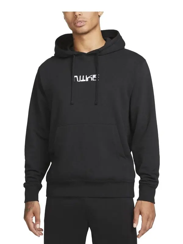 Nike Club Fleece Pullover Hoodie - Black/white