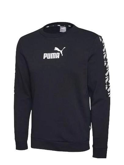 PUMA Classic Printing Round Neck - Black