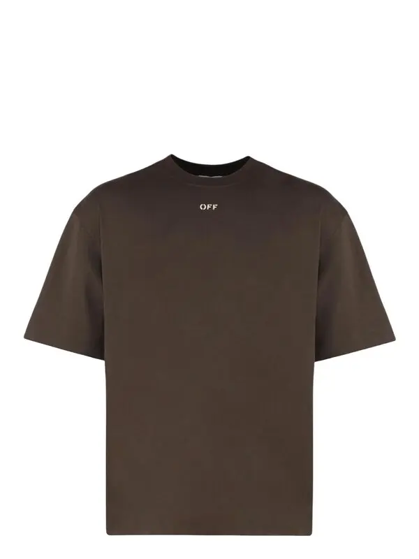 Off-White Martyrdom Arrow Skate Short Sleeve T-shirt - Brown