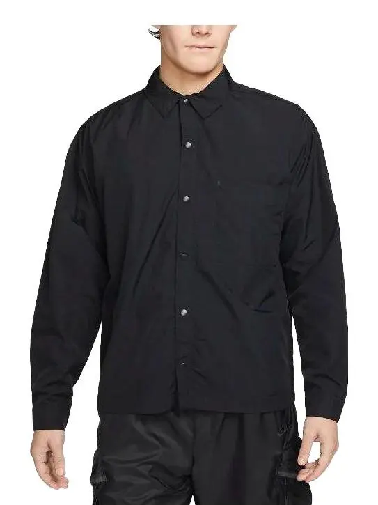 Nike Tech Pack Woven Long-sleeve Shirt - Black