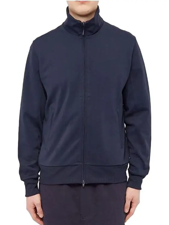 Adidas Y-3 Stand Collar Zip Up Jacket - Blue