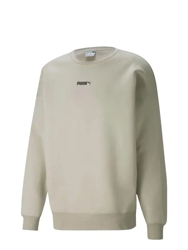PUMA Small Logo Crew Neck Sweatshirt - Grey