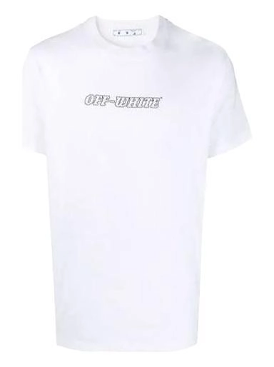 Off-White Short Sleeve Graphic T-shirt - White