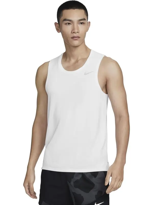 Nike Dri-fit Miler Running Vest - White