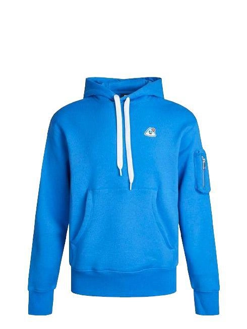 Nike Airmoji Ft W Cartoon Patch Sports Hooded Sweater - Blue