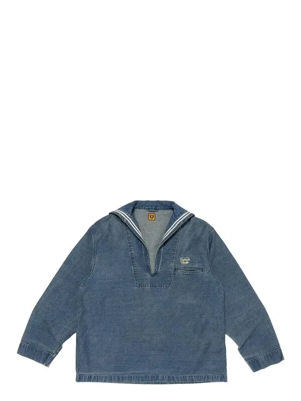HUMAN MADE Denim Sailor Shirt - Blue