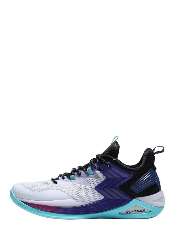 361 DEGREES Basketball Sneakers - White/navy/black