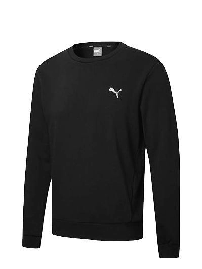 PUMA Embroidered Logo Pullover - Black