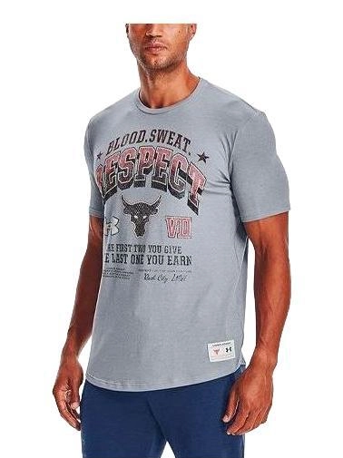 Under Armour Project Rock Graphic T-shirt - Grey