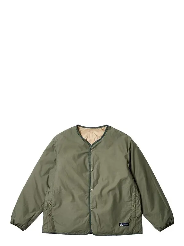 PALACE X Nanamica Fw23 Reversible Down Cardigan - Green