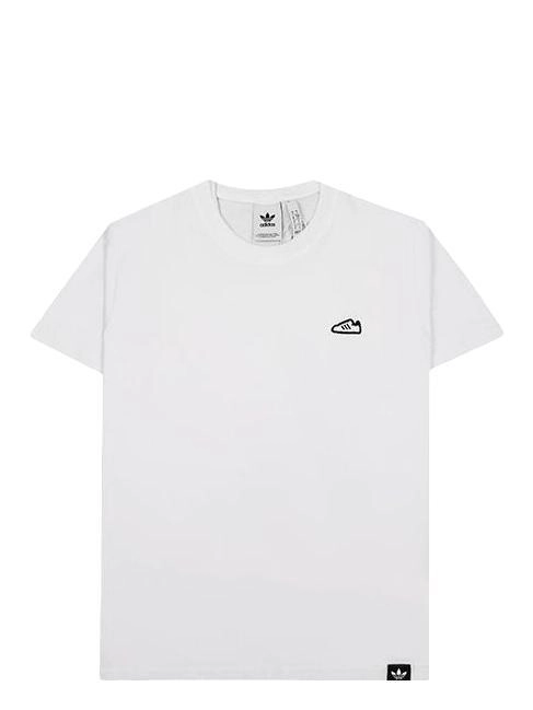 Adidas Originals Sst Embroidered Short Sleeve - White