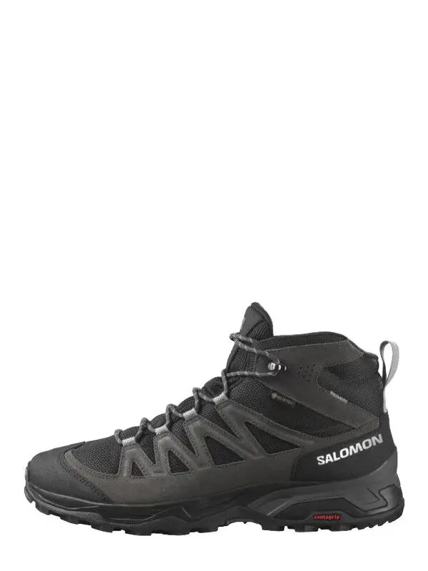 SALOMON X Ward Leather Mid Gtx Boots - Phantom/black/magnet