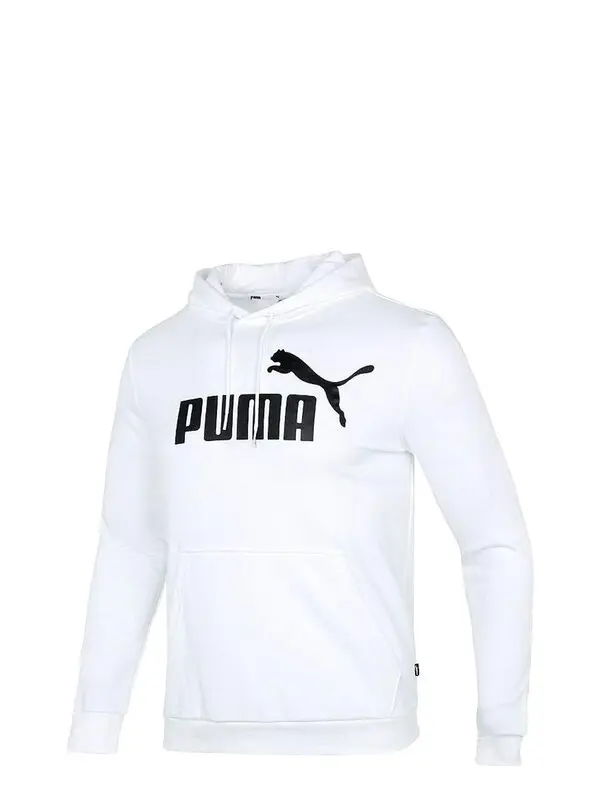 PUMA Big Logo Hoodie - White/black