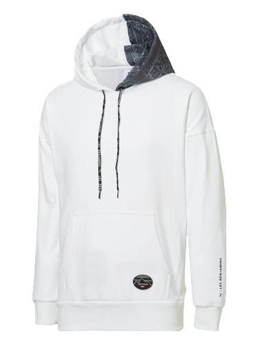 PUMA X Les Benjamins Crossover Hooded Long Sleeve Hoodie - White