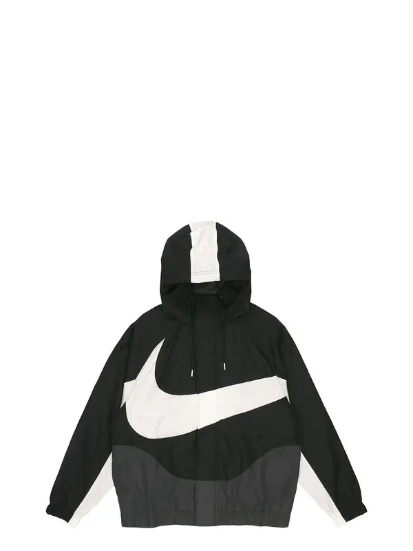 Nike Swoosh Hooded Woven Jacket - Black