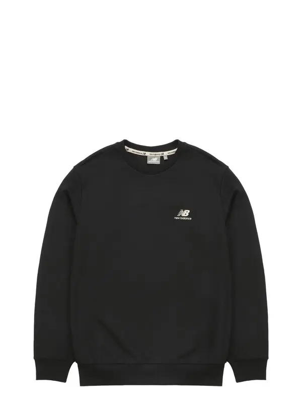 NEW BALANCE Crewneck Long Sleeve Pullover - Black