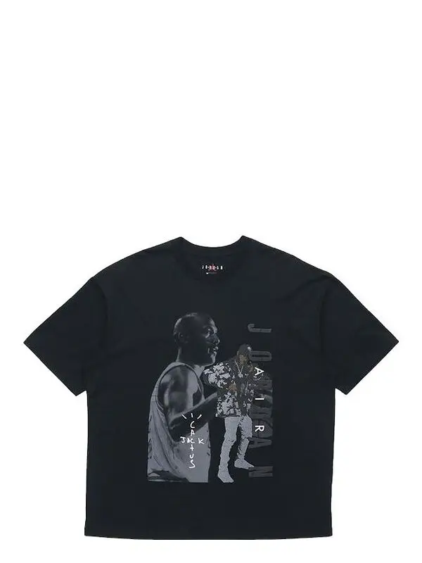 JORDAN X Cactus Jack Travis Scott T-shirt - Black