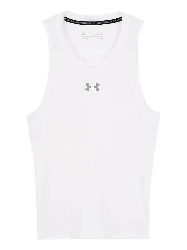 Under Armour Heatgear Vent Compression Sleeveless Top - White