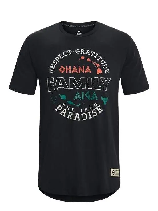 Under Armour Project Rock Family T-shirt - Black