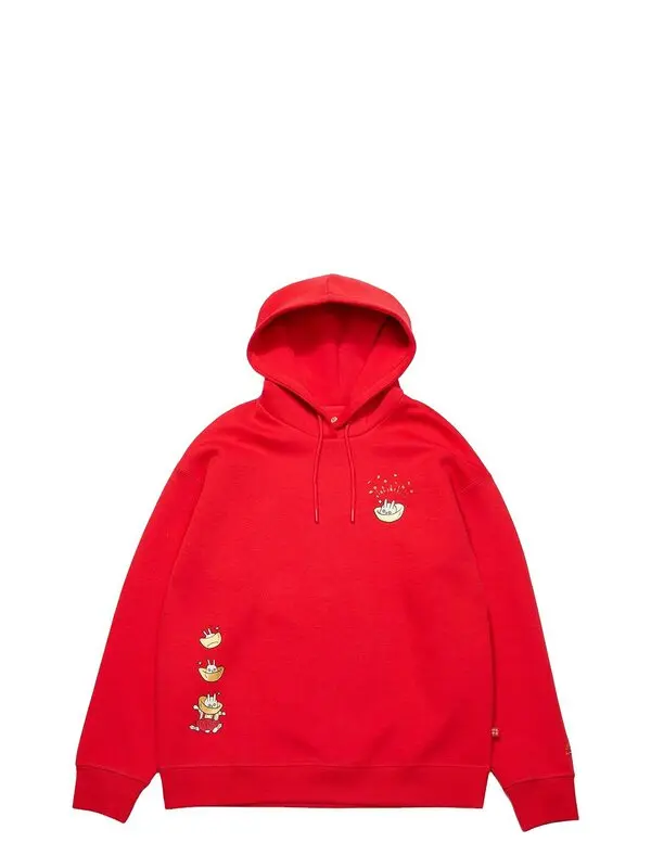 LI-NING Year Of The Rabbit Loose Fit Hoodie - Red
