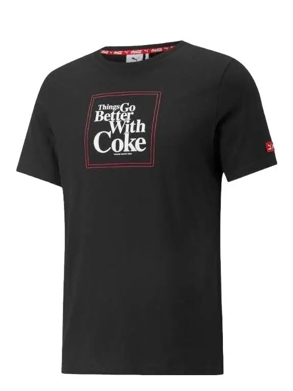 PUMA X Coca Cola Graphic Tee - Black