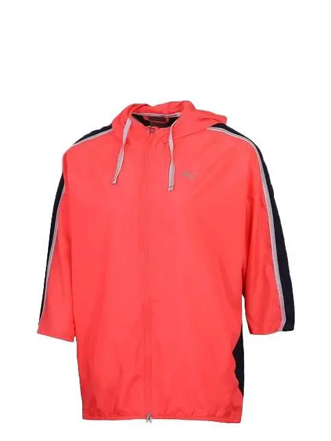 PUMA Sporty Hooded Jacket - Pink/navy Blue