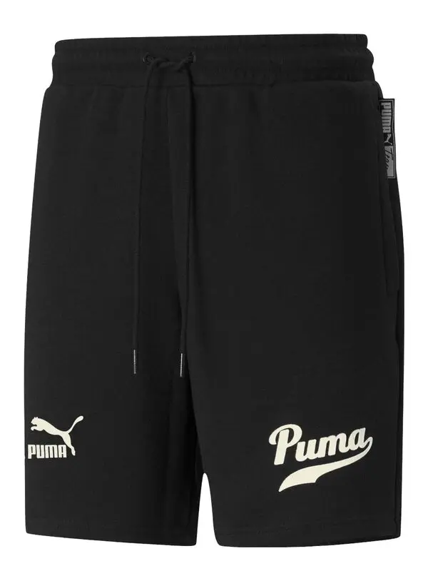 PUMA Essential Sweat Shorts - Black/white