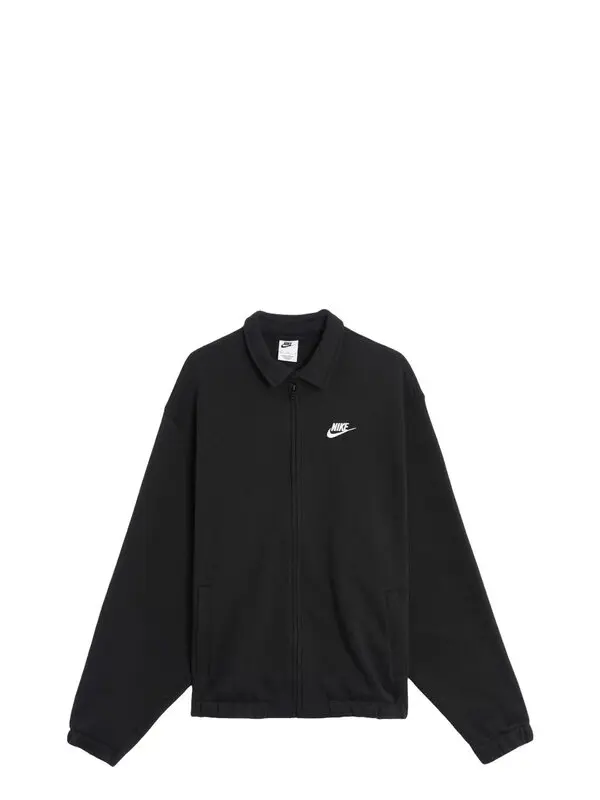Nike Club Fleece Harrington Jacket - Black