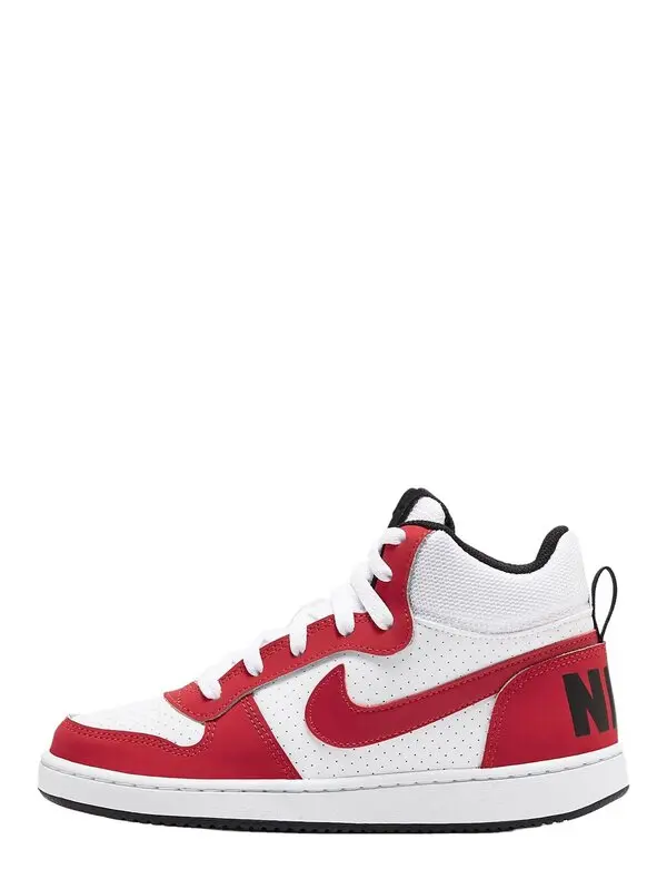 Nike Court Borough Mid Sneakers - White/red