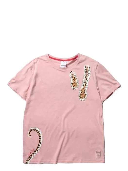 PUMA X Charlotte Olympia Cheetah Print T-shirt - Pink