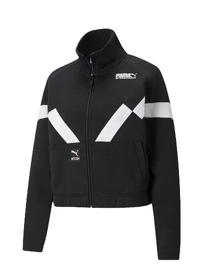 PUMA Double Knit Logo Stand-up Collar Jacket - Default Color