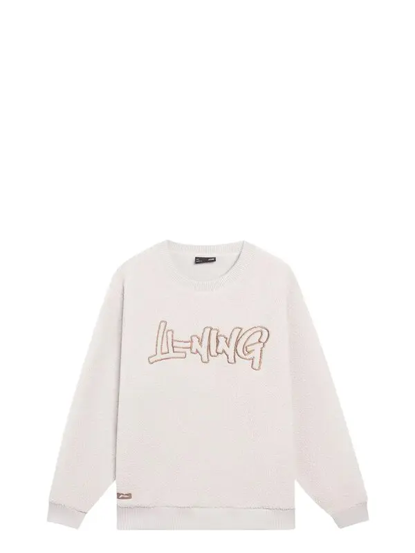 LI-NING Anything Is Possible Graphic Sweatshirt - Grey/tan