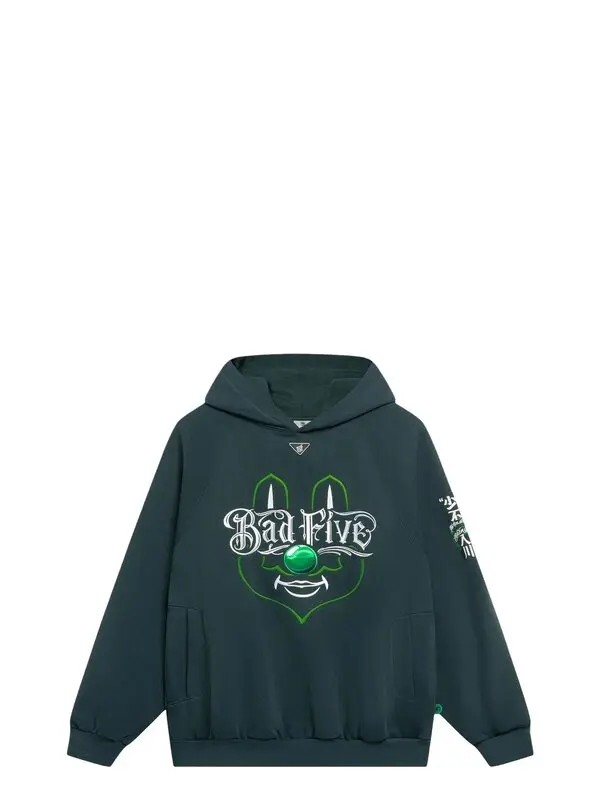 LI-NING Badfive Graphic Hoodie - Green/multi-color
