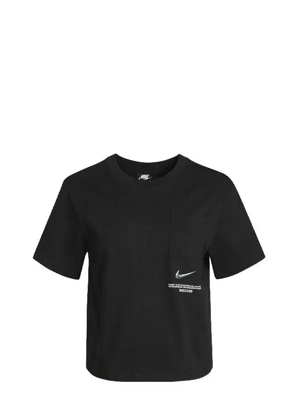 Nike Swoosh Printed T-shirt - Black