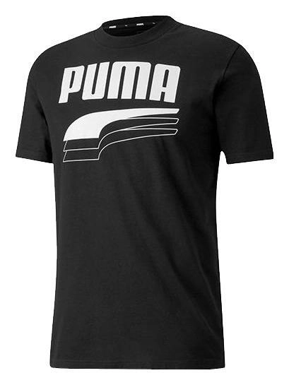 PUMA Alphabet Printing Casual Short Sleeve - Black