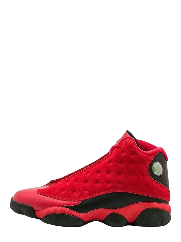 JORDAN Air Retro 'singles Day' Sneakers - Gym Red/black