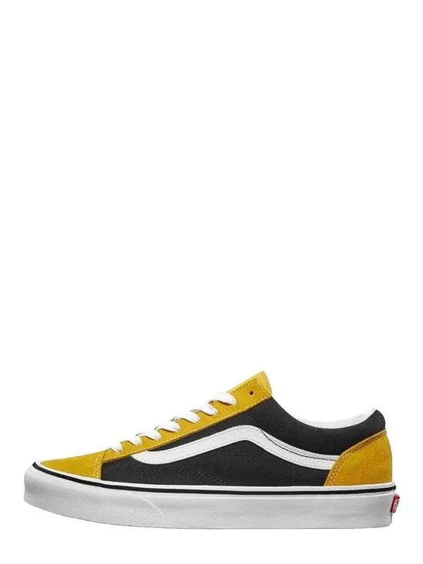 VANS Style 36 Vintage Suede Sneakers - Black/yellow