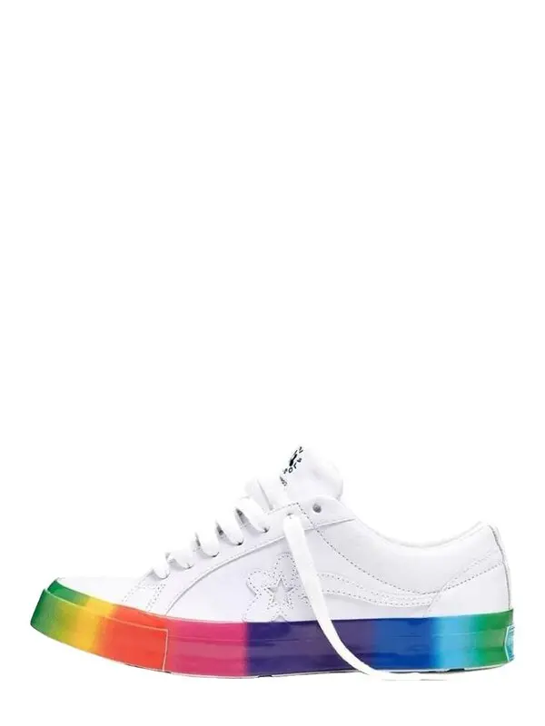 CONVERSE Golf Le Fleur X One Star Ox Rainbow Sneakers - White