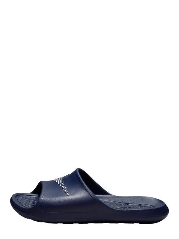Nike Victori One Slide 'polka Swoosh Midnight Navy - Dark Blue