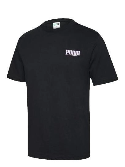PUMA Round Neck Short Sleeve - Black