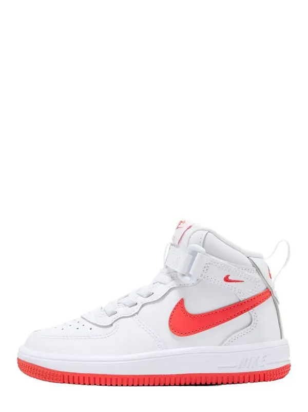 Nike Force 1 Mid Easyon Sneakers - White/red