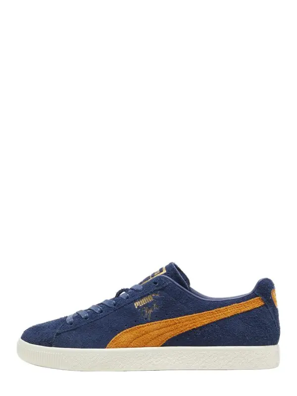 PUMA Clyde Og 75y Low Top Sneakers - Navy/orange